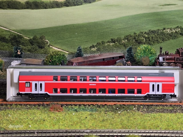 SPUR N FLEISCHMANN 8624 K Doppelstockwagen TOP in OVP EUR 28,50 - PicClick DE