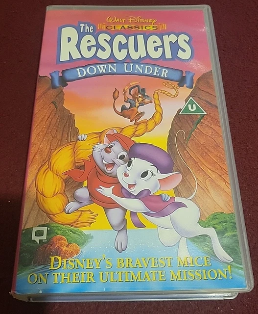 WALT DISNEY CLASSICS The Rescuers Down Under Vhs Video Tape £5.00 ...