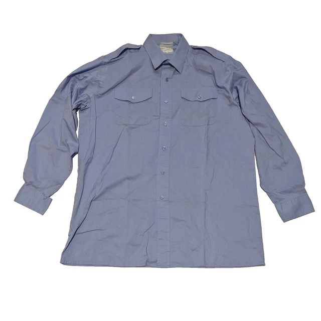 BRITISH ROYAL AIR Force RAF Man's Light Blue Shirt No.2 Long Sleeve ...
