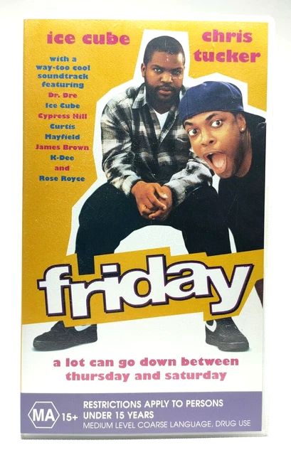 FRIDAY VHS PAL Extremely Rare EX-RENTAL 1995 VILLAGE ROADSHOW Tested ...