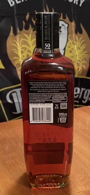 BUNDABERG RUM 1961 3 Bear Limited Edition 50 Years Of Bundy R Bear ...