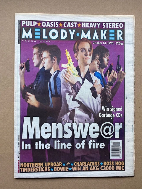 MENSWEAR MELODY MAKER Magazine Oct 14 1995 - Menswear Cover + Feature ...