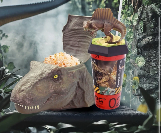 PREHISTORIC JURASSIC WORLD Rebirth Park Odeon Popcorn Bucket Head ...
