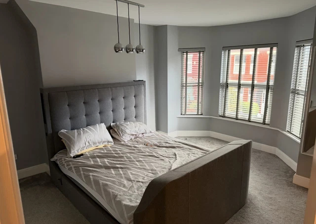 TURAN MEDIA TV Bed Frame with USB and Underbed Media Storage in Grey £ ...