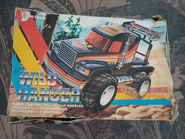 VINTAGE TANDY RADIO Shack Wild Ranger R/C Truck Remote Control *Spares ...