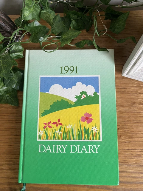 VINTAGE 1991 DAIRY Diary 10th Edition Hard Back Unused The Milk ...