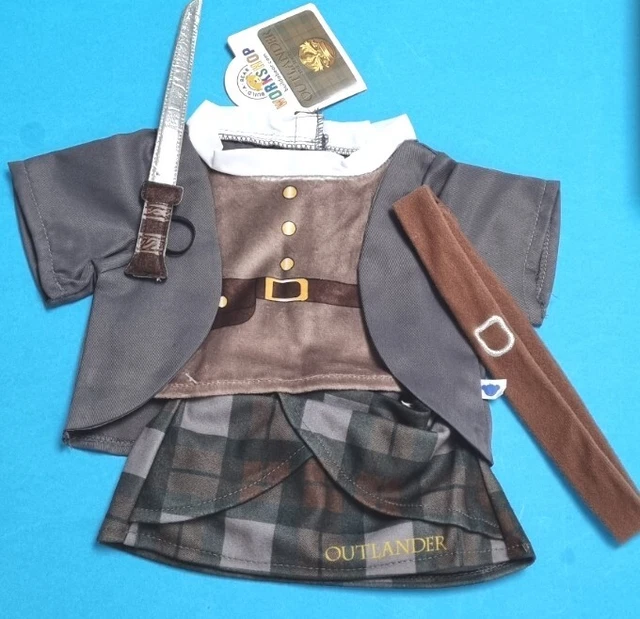 BUILD A BEAR Outlander Jaime Costume With Sword Wristie BNWT £27.99 ...