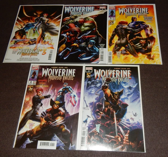 WOLVERINE : MADRIPOOR KNIGHTS Ensemble complet de 5 numéros par Chris ...
