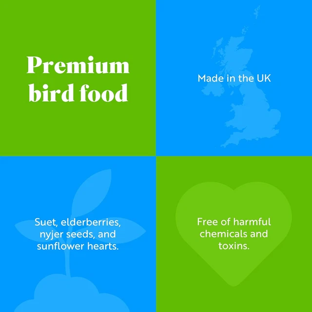 - SUET PELLETS, Wild Bird for Small Birds, High Energy with ...