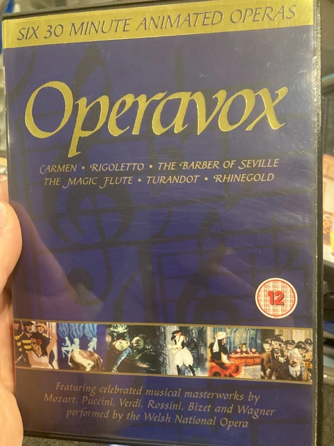 OPERAVOX - ANIMATED Operas region 2 DVD (music / opera animation) $21. ...