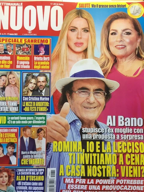 NUOVO 2021 11.AL Bano,Daniele Liotti,Michelle Hunziker,Carla Bruni ...