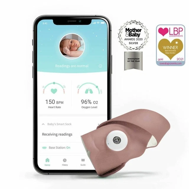 MONITOR OWLET SMART Sock 3a generación. Frecuencia cardíaca y oxígeno ...