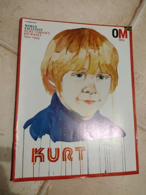 KURT COBAIN NIRVANA article handwritten notes drawings OM observer ...