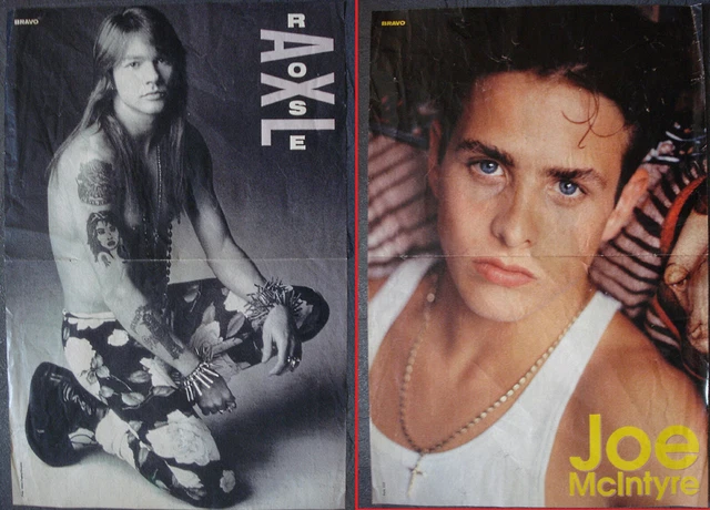 BRAVO DOPPELPOSTER GUNS N ROSES AXL ROSE JOE MCINTYRE 41,5 x 28 cm ...