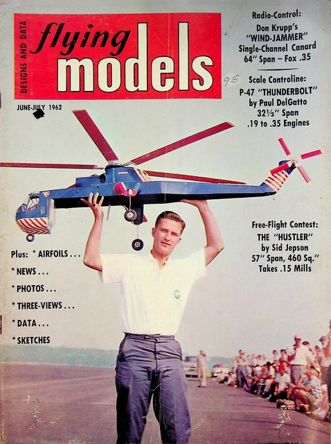 FLYING MODELS MAGAZINE June-July 1962 P-47 Thunderbolt Wind-Jammer m3214 £7.89 - PicClick UK