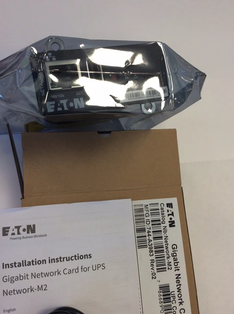 EATON NETWORK-M2 NETWORK card Internal Ethernet 1000 Mbit/s NETWORK-M2 ...