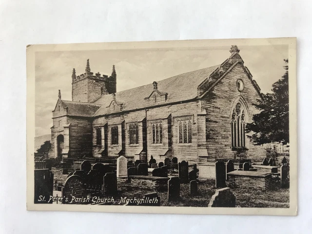 ST. PETER’S PARISH Church, Machynlleth. Postcard. £4.86 - PicClick UK