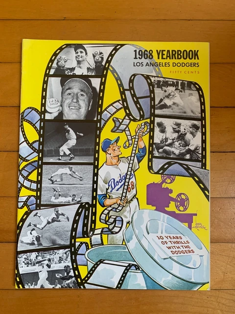 1968 LOS ANGELES Dodgers Souvenir Yearbook - MLB RARE & VINTAGE EUR 18 ...