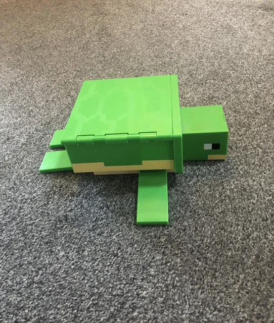 MATTEL MINECRAFT TRANSFORMING Turtle Hideout Playset Storage With ...