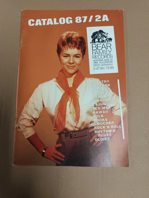 ORIGINAL BEAR FAMILY Records Music Record Catalog 87/2A - 57 pages EUR 10,00 - PicClick FR