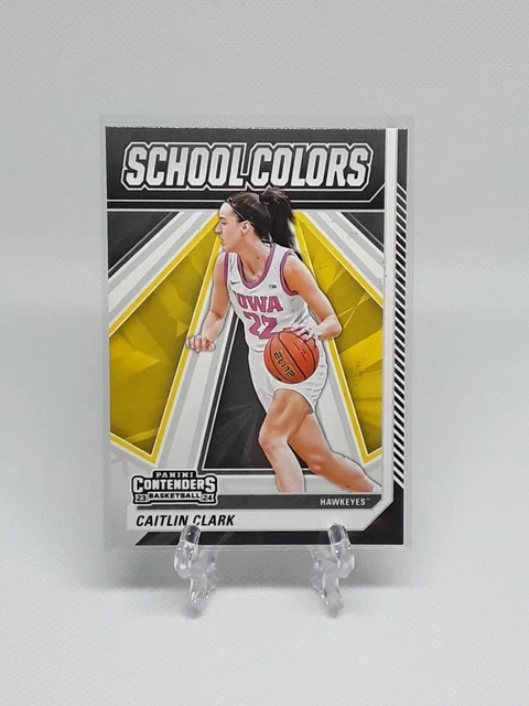2024 PANINI CAITLIN Clark Collection School Colors #SC4 Hawkeyes Fever ...
