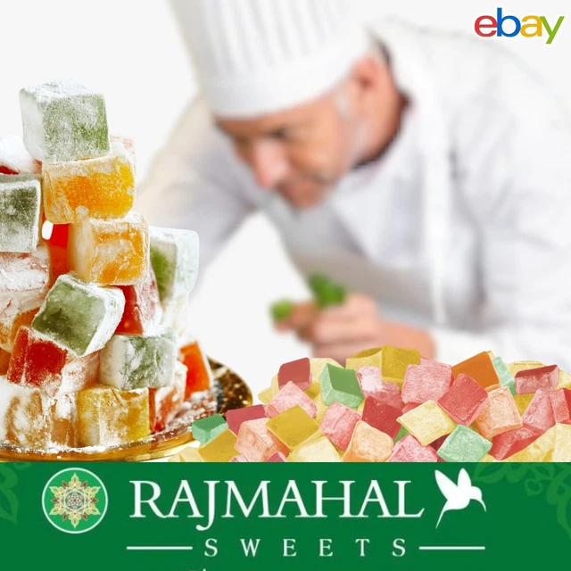 TURKISH DELIGHT HANDMADE Available All Flavours & Chocolate jelly sweet 150g-2kg £4.99 - PicClick UK