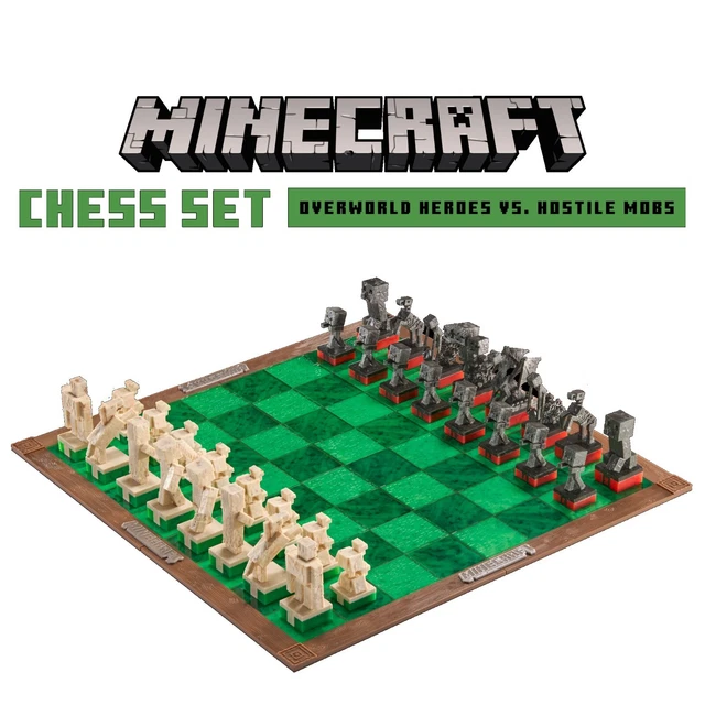 MINECRAFT CHESS SET / The Noble Collection £68.50 - PicClick UK