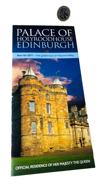 LEAFLET PALACE OF Holyroodhouse Edinburgh Scotland Vintage ra £14.01 ...