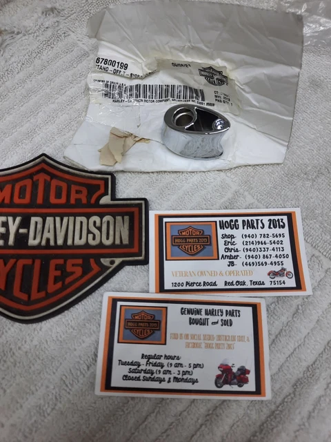 GENUINE HARLEY DAVIDSON 67800199 Stand Off Turn Signal Chrome $24.92 ...