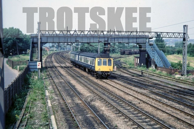 35MM SLIDE BR British Railways Diesel DMU Class 108 54489 Longport 1987 ...