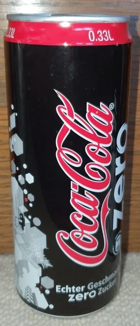 RARE COCA-COLA COKE ZERO ZUCKER ZERO KOFFEIN 330ml can AUSTRIA soft ...