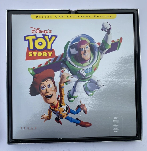 DISNEY'S PIXAR TOY Story Deluxe Cav LaserDisc Edition With Supplemental ...