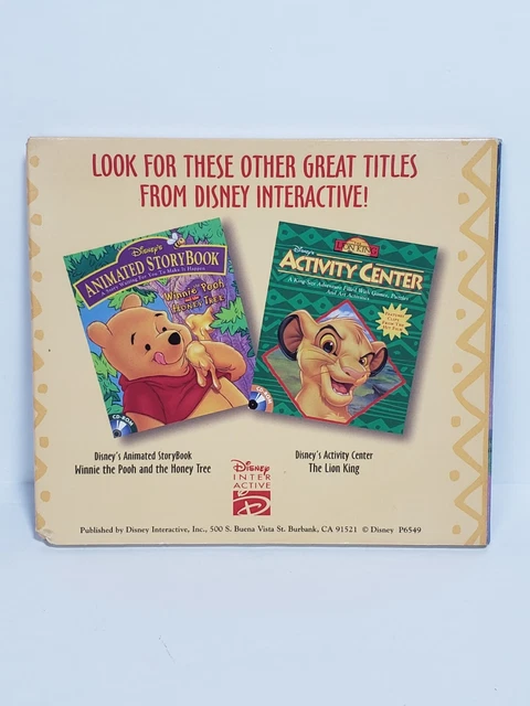 DISNEYS ANIMATED STORYBOOK POCAHONTAS (Windows/Mac, 1995) £14.68 ...