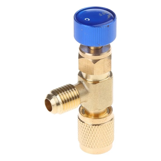 AIR CONDITIONING SAFETY Valve R22/R410 Liquid Adapter Hand Tool $9.33 ...