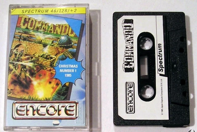SINCLAIR ZX SPECTRUM 48K Jeu - Commando - Encore - Testé - Fonctionne ...
