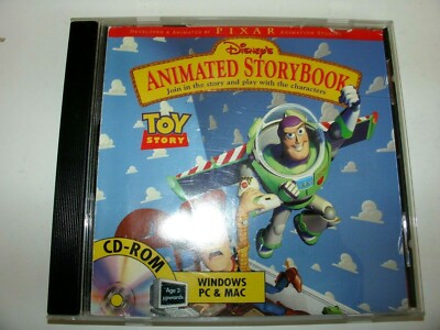 DISNEY’S ANIMATED STORYBOOK Toy Story - PC Windows / MAC CD-ROM PIXAR ...