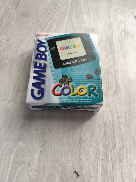 CONSOLE GAME BOY Color Bleue Turquoise en boîte CGB-001 EUR 109,90 ...