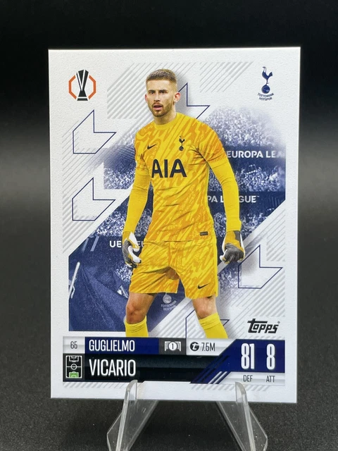 GUGLIELMO VICARIO MATCH Attax 2024 2025 Tottenham Spurs 24 25 Topps GUGLIELMO VICARIO MATCH Attax 2024 2025 Tottenham Spurs 24 25 Topps