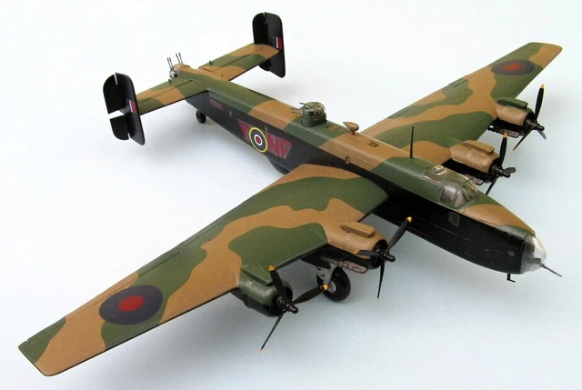 HANDLEY PAGE H.P.HALIFAX Mk.II , RAF 1943 ,scale 1/72 Hand-made plastic ...