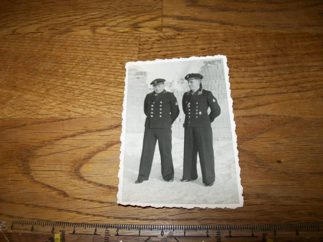 FOTO WEHRMACHT KRIEGSMARINE Matrosen + Orden EK2 U-Boot ? KM WH WW2 ...