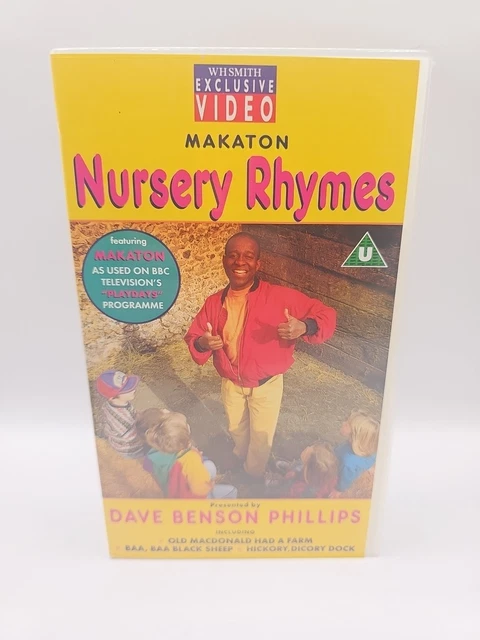 MAKATON NURSERY RHYMES With Dave Benson Phillips - Vhs Tape £49.95 ...