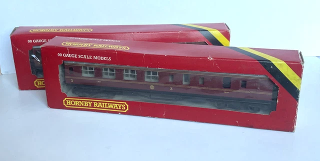 HORNBY LMS COACHES R434 Brake & R433 Composite 57 Both in Original ...