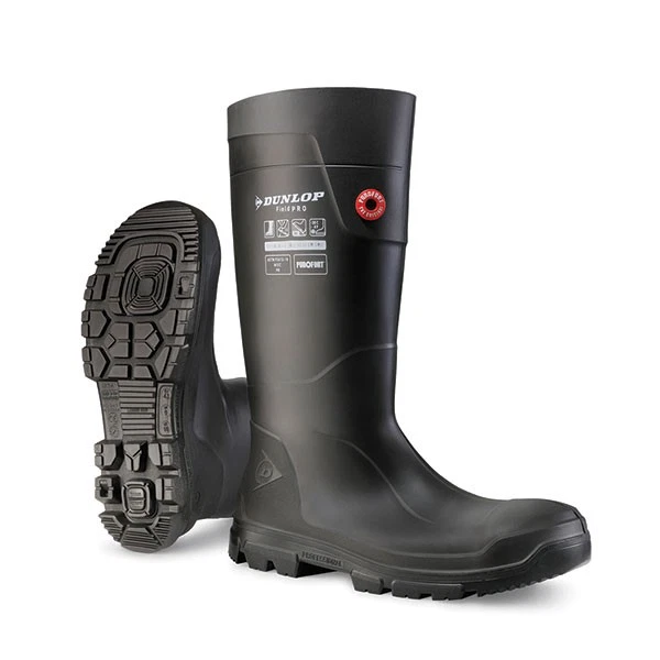 DUNLOP PUROFORT TERRAPRO Full Safety Wellingtons Black Size 6 £61.55 ...