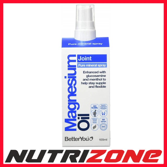 BETTERYOU MAGNESIUM OIL Joint Spray - 100 ml £13.90 - PicClick UK