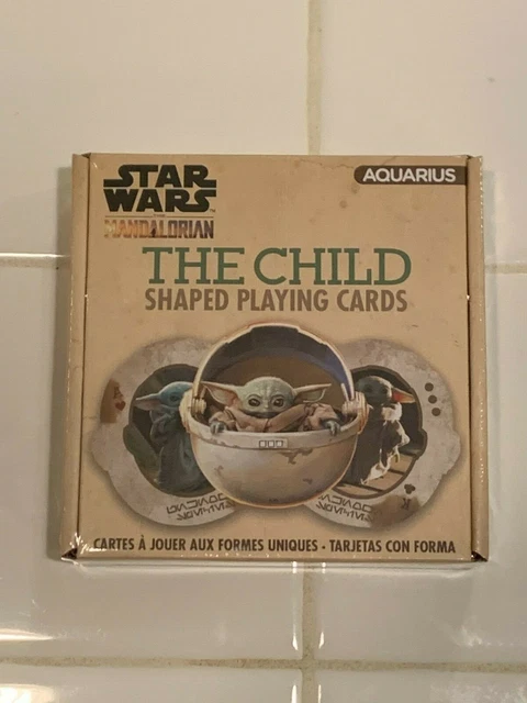 STAR WARS MANDALORIAN The Child Shaped Playing Cards Vader Saber Baby ...