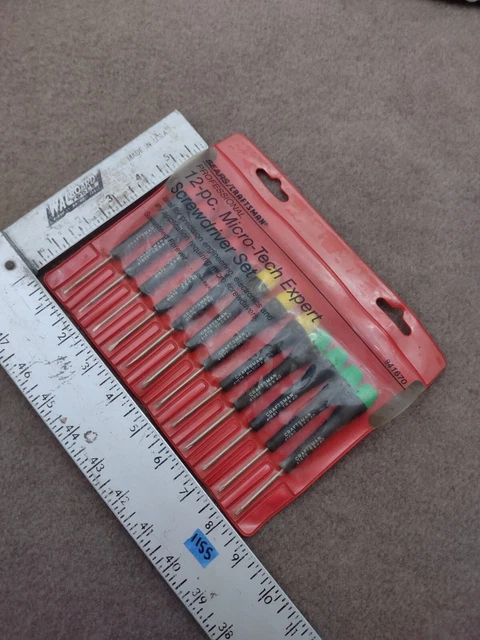 CRAFTSMAN PROFESSIONAL MICRO Tech Expert Screwdriver Set 12pc Made In ...