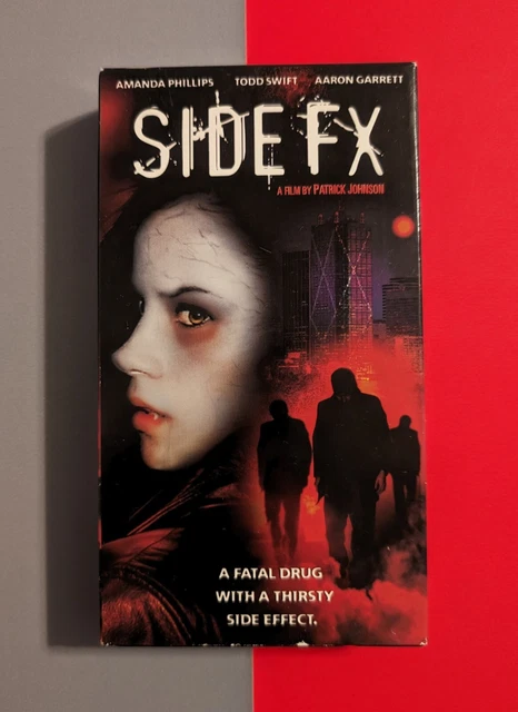 SIDE FX (2005 VHS) Amber Heard Patrick Johnson CreepFX Cult Drug Horror ...