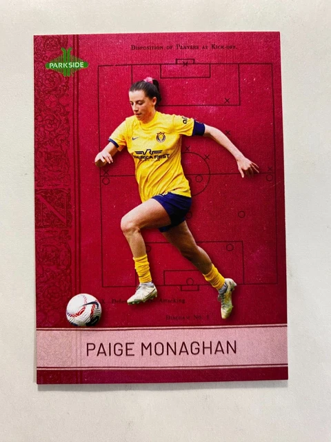 PAIGE MONAGHAN 2024 Utah Royals #3 Parkside Vol. 1 carte NWSL coup d ...