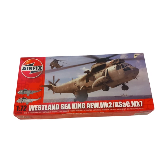 KIT MODÈLE D'HÉLICOPTÈRE Airfix A04048 Westland Sea King Aew.Mk2/Asac ...