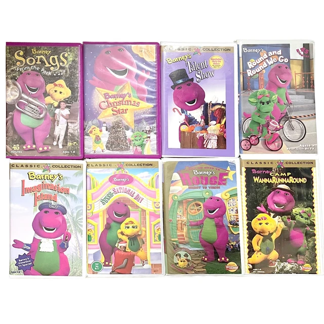 VTG BARNEY & Friends VHS Tapes Lot Of 8 Imagination Island, Come On ...